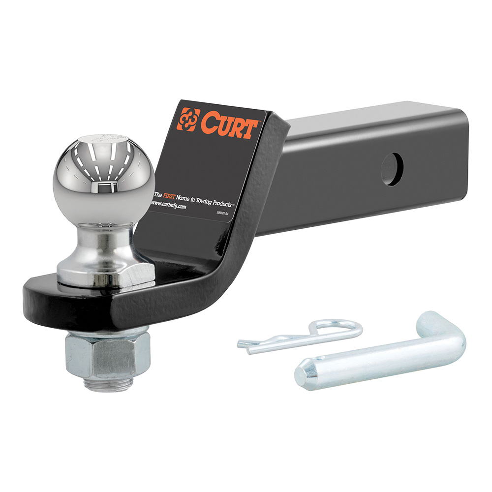 CURT Loaded Ball Mount w-2" Ball - 2" Shank - 2" Drop - 7,500 lbs ...